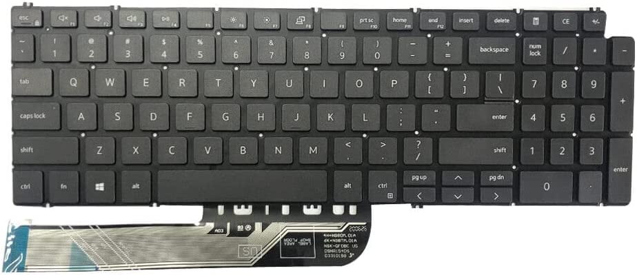 New US Black English Backlit Laptop Keyboard (Without palmrest) for ...