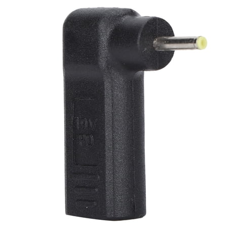 TypeC to DC Adapter Rectangle DC Plug 65W 90° Tilt Elbow PD Emulator ...