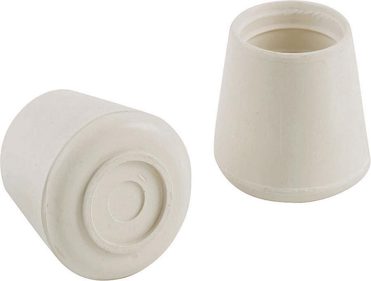 ProSource FE-50643-PS Furniture Leg Tip, Round, Rubber, White, 1-1/8 in ...