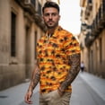 Aplkyhs Sunset Palm Tree Matching Golf Shirts for Couple His and Hers ...