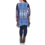 White Mark Women's Plus Marlene Tunic Top - Walmart.com
