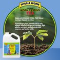 WIGGLE WORM Organic Pure Worm Castings Tea Plant Food Fertilizer Liquid Concentrate, For Gardens ...