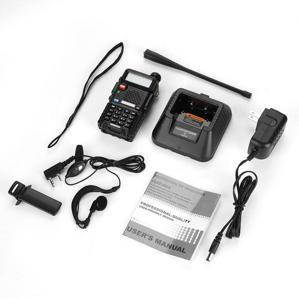 100-240V US UV-5R Walkie Talkie Radio bidireccional Transceptor FM ...