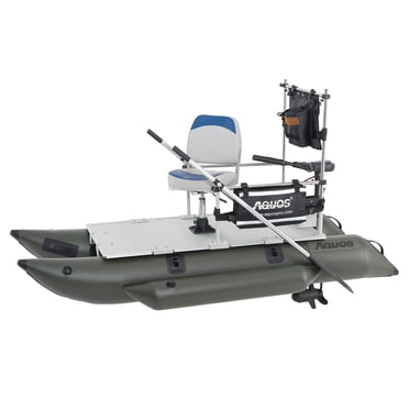 AQUOS Heavy-Duty Aluminum Fishing Inflatable Pontoon for Two Series ...