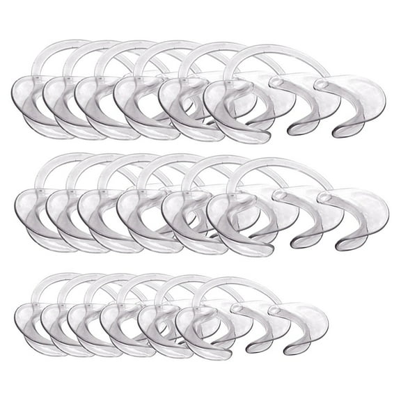 20pc S/M/L Dental Mouth Opener Lip Cheek Retractor C-Shape Adult Kid YA ...