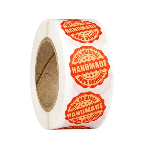 Round Kraft Paper Stickers Bakery Decorative Labels Baking Stickers ...