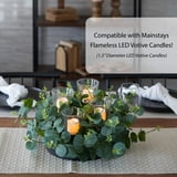 Mainstays Decorative Black Metal Tealight Votive Candleholder ...