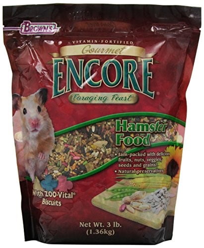 Encore Gourmet Foraging Feast Hamster Food, 3 lb. - Walmart.com ...