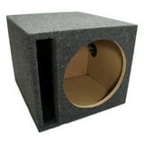 Car Audio Single 8" SPL Bass Subwoofer Labyrinth Vent Sub Box Stereo ...