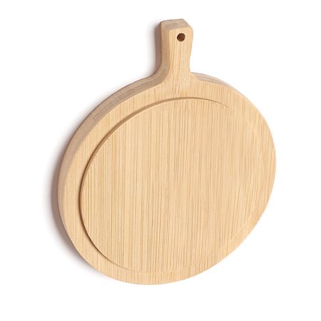 serony Outdoor Bamboo Small Vegetable Board Mini Round Beechwood Plate ...