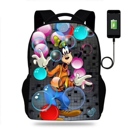Mochila de Disney A Goofy Movie para niño y niña morral escolar con ...