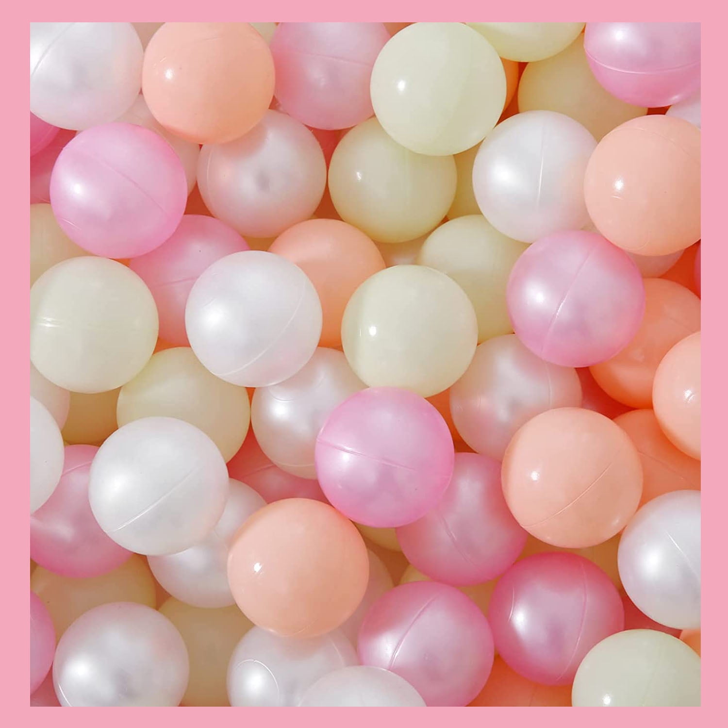 100 Soft Plastic Mini Ball Pit Balls - Walmart.com