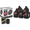 V-Twin Oil Change Kit Synthetic w/Black Filter, Milwaukee-Eight ...