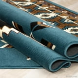 Allstar Light Blue Woven High Quality Rug. Traditional. Persian. Flower ...