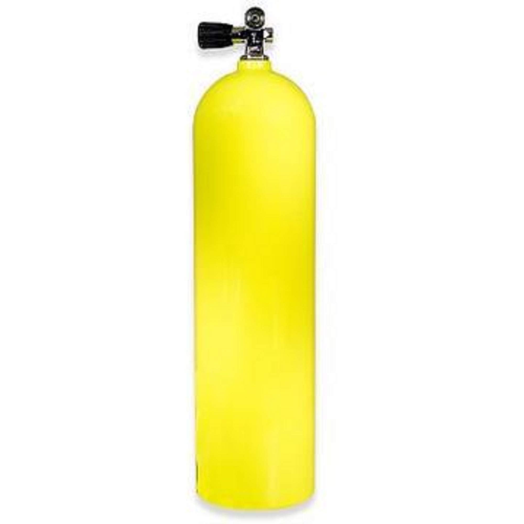 XS Scuba 80 cuft 3000psi Aluminum Tank (Yellow, Delux K Valve VA100-30A ...