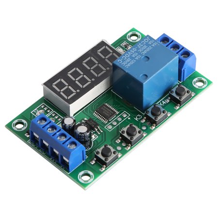Timer Delay Relay, 5V Adjustable Relay Module LED Display Timer Module ...