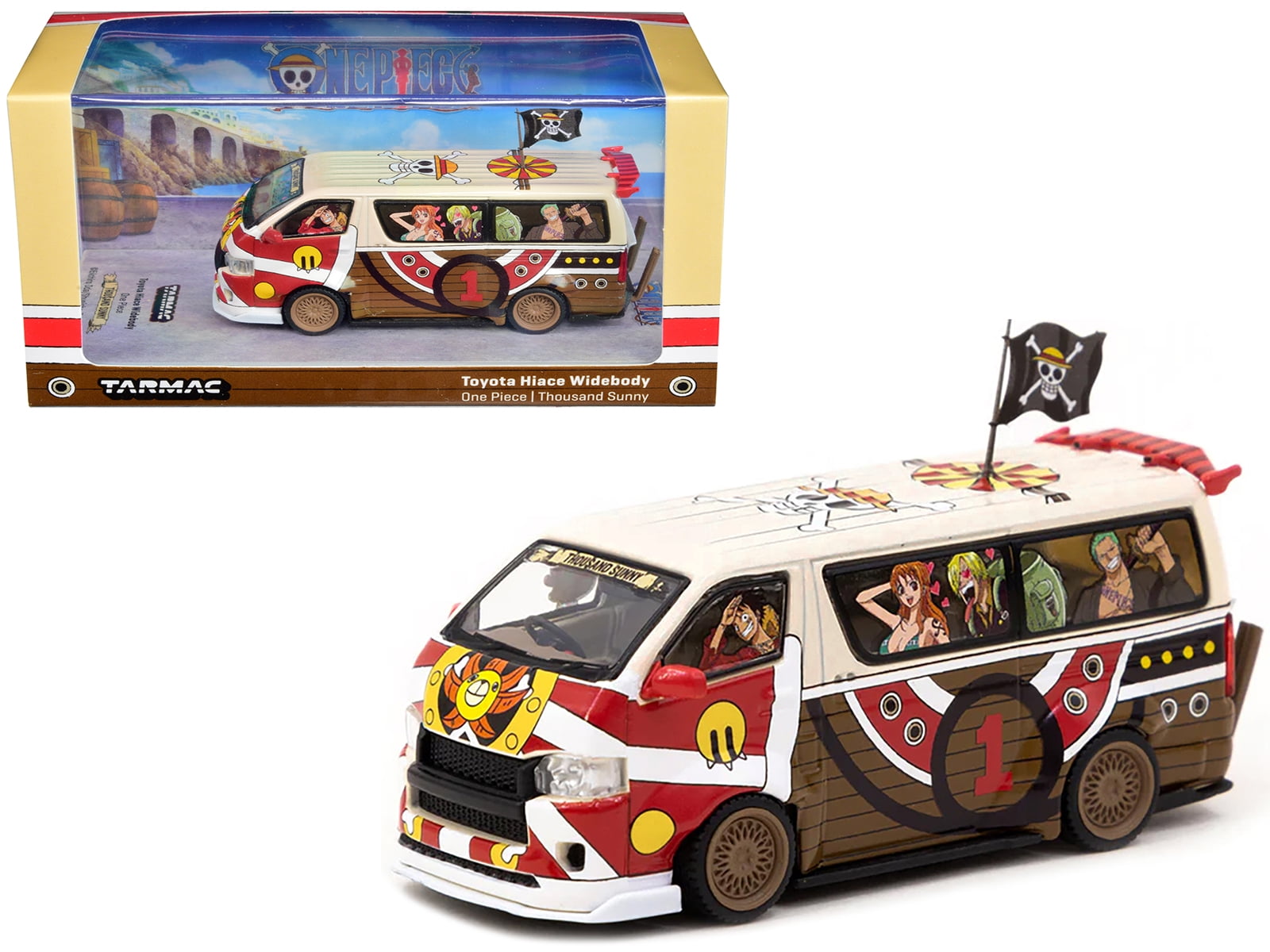 Toyota Hiace Widebody Van #1 RHD Thousand Sunny Pirate Ship Livery "One ...