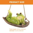 Frogs Hanging Statue Delicate Frog Ornament Resin Swing Frog Figure Garden Decor - Walmart.com