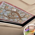 Abstract Tree Branches Window Privacy Film Rainbow Static Cling Stain ...