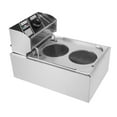 Kalkiam Pasta Cooker Electric 1500W Commercial Stainless Steel Two ...