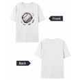 Broken Wall Baseball T Shirts for Women Short Sleeve Cotton Crewneck T ...