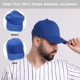 20 pc Paper Hat Shaper Insert for Baseball Caps Hat Support Brim ...