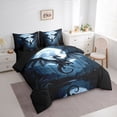 Aikeke Animal Dragon Queen Bedding 7pcs, Gothic Theme Bedding Comforter ...