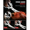 2-Piece Kitchen Scissors Set with Poultry Shears, Japanese Stainless ...