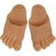 Skeleteen Giant Barefoot Funny Feet Slippers Jumbo Big Foot Realistic ...