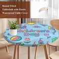 Children's Day Round Tablecloth 55-60 Inch Round Fitted Table Cloth ...