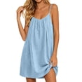 Backless Cami Dress for Women Short Mini Backless Dress Sleeveless Cami ...