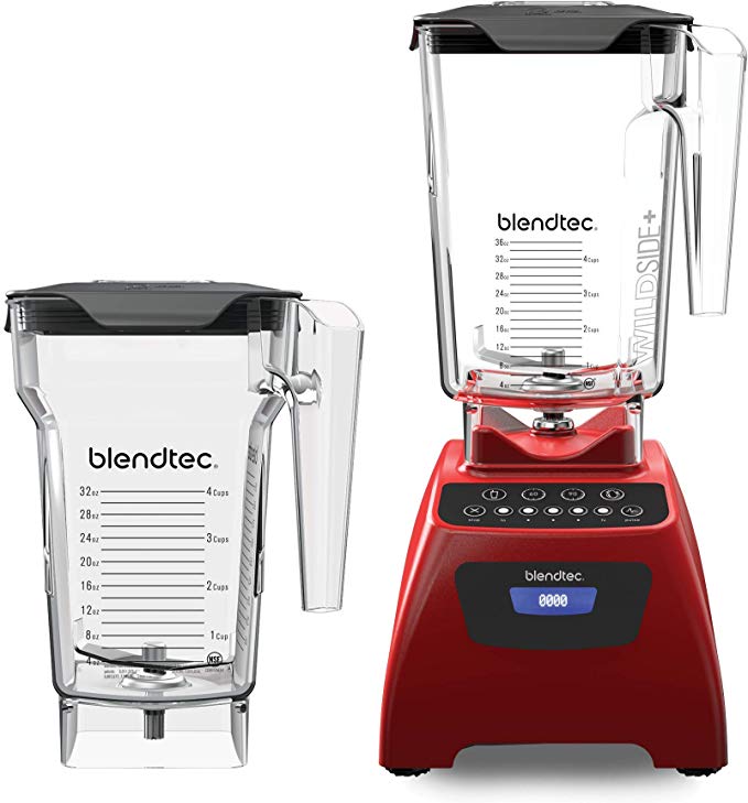 Blendtec Classic 575 Blender Bundle with Wild Side+ Jar and Four Side ...