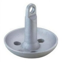 Attwood 15 lbs Aluminum Mushroom Style Marine Boat Anchor, Gray ...