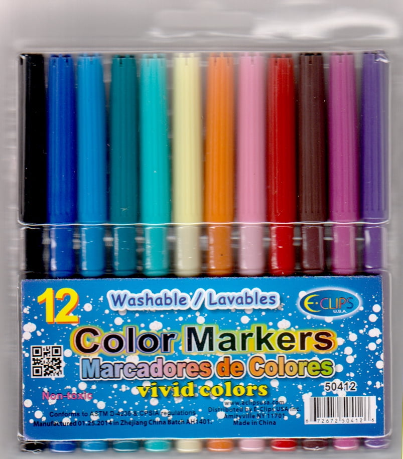 Thin Tip Washable Markers 12 Count Case Pack Of 48 Walmart thin-tip-washable-markers-12-count-case-pack-of-48-walmart