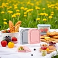2Pcs Random Color Plastic Storage Box, Multipurpose Organizer Container ...