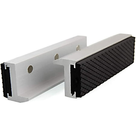 Pair of 4 Inch Vise Jaw Pads Soft Jaws For Bench Vise Magnetic Aluminum ...