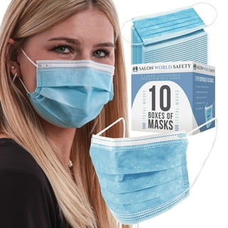 ICU Health Disposable 3-Ply Face Masks with Ear Loops (Box of 20) - 1 ...