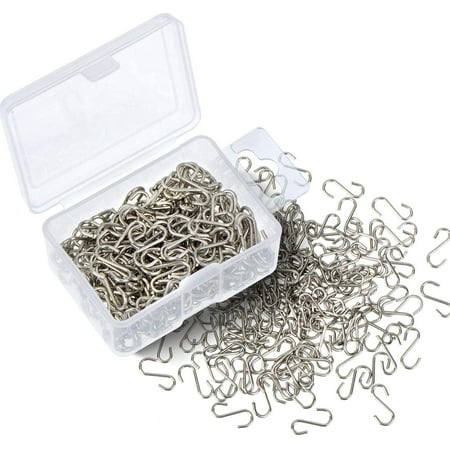 Pieces 0. Inch Small S Hooks Mini S Hanging Hooks Jewelry Hooks Key ...