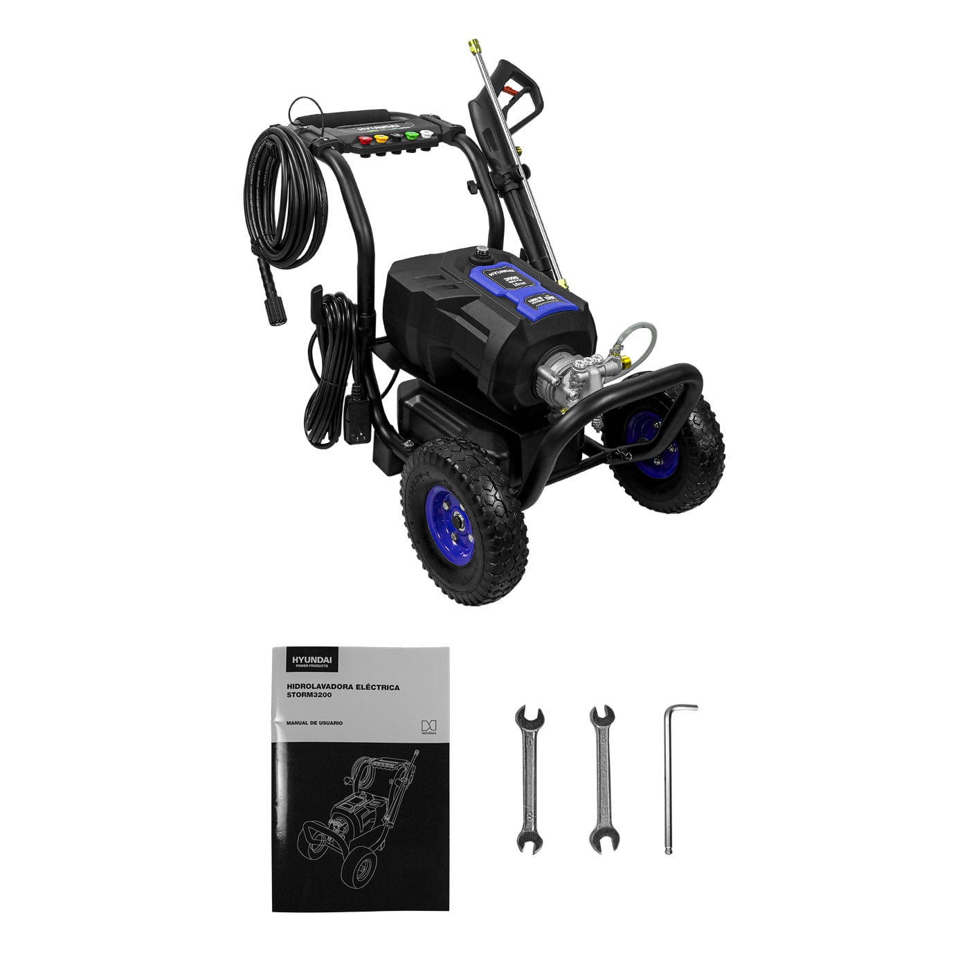 Hidrolavadora Axial 3000 Psi 207 Bar C/Motor Electrico 1.8kw 127v/60hz ...