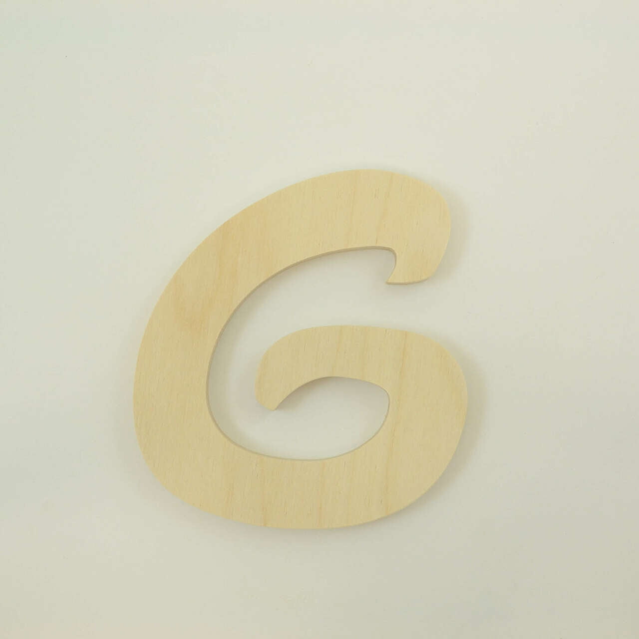 Package of 1, 10 Inch X 3/4" Thickness Baltic Birch Wood Letter G in ...