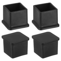 Rubber Furniture Leg Caps, 4Pack 25x38mm Rectangle Chair Leg Tips Caps ...
