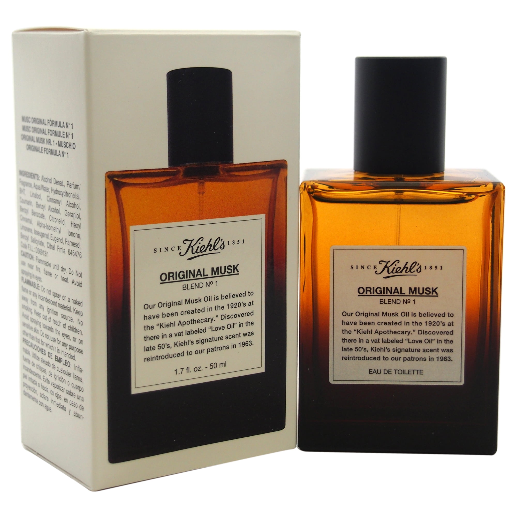 Original Musk Blend No. 1 by Kiehls for Unisex - 1.7 oz EDT Spray ...