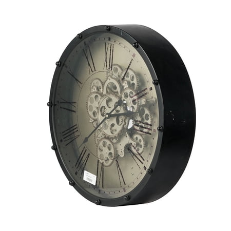 A&B Home Roman Numeral Gear Wall Clock - Walmart.com - Walmart.com