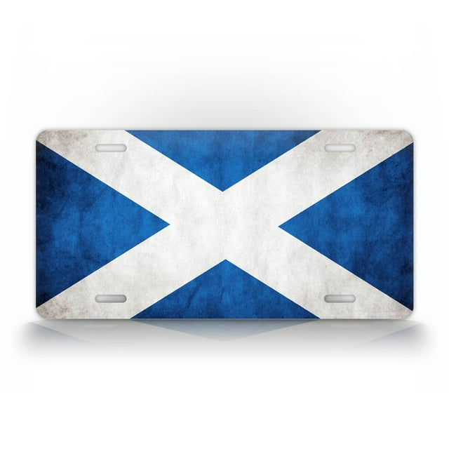 Scotland Flag License Plate Scottish Highlands Auto Tag - Walmart.com
