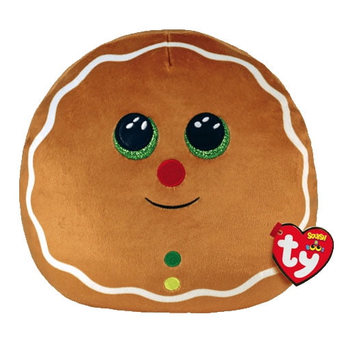 TY Squish-A-Boos Plush - COOKIE the Gingerbread Man (Small Size - 10 ...