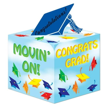 Graduation Message Box Gift Card Card Boxes for Parties Graduation ...