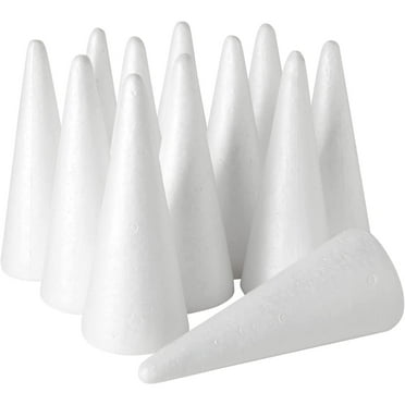 8pcs Foam Cone Polystyrene Cone Shapes Tree Crafts Table Centerpiece ...