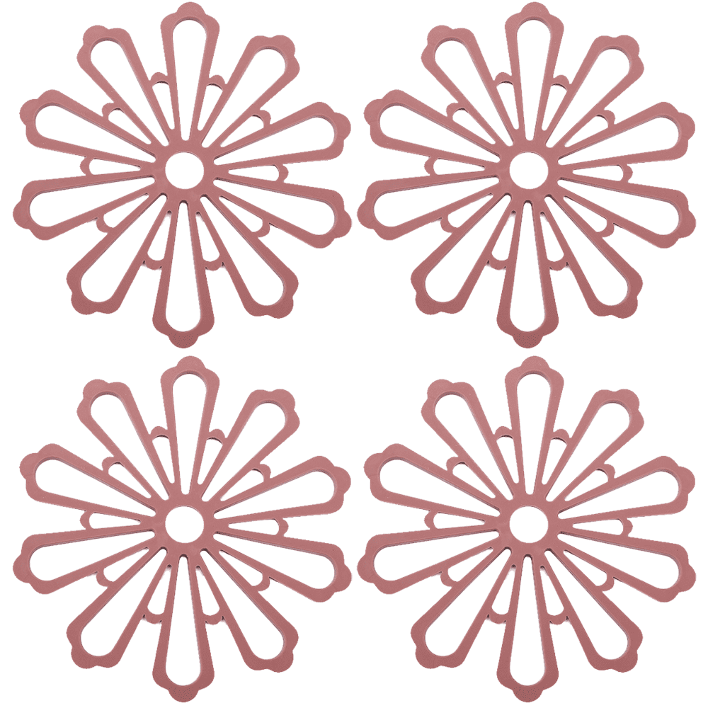 Silicone Trivet Mat Set For Hot Dishes,Pots and Pans, Kitchen Hot Pads ...