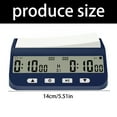 Portable Chesses Clock Quiet Model 5 Timing Systems Step Counter Easy ...