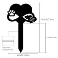 1 pc Acrylic Garden Stake Ground Insert Decor for Yard Lawn Garden ...